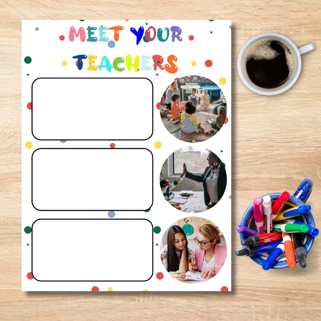 Meet the Teachers, Meet the Teachers Template, Meet the Teachers ...