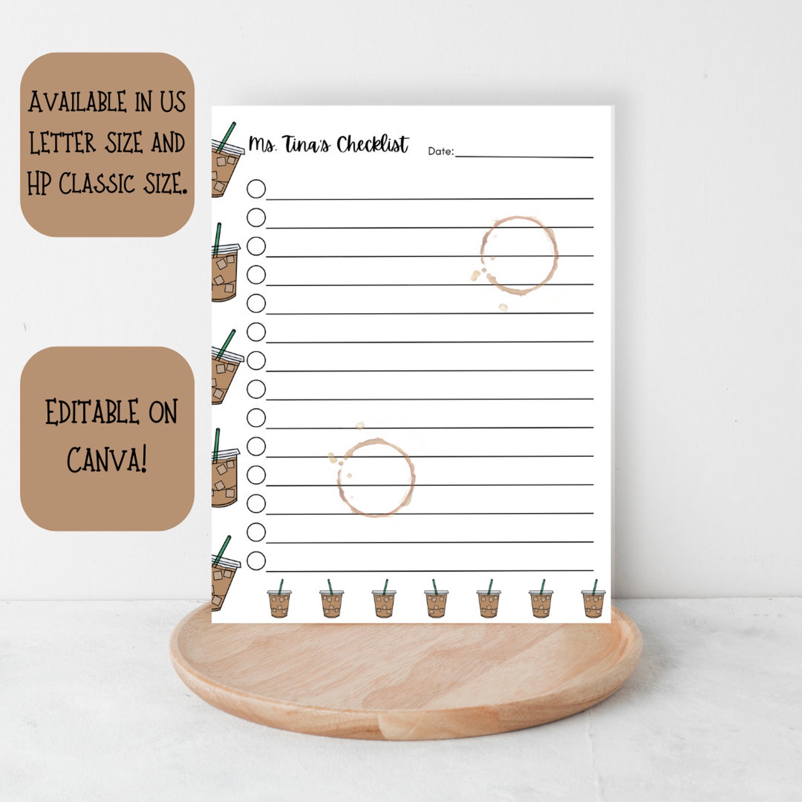 Teacher To-do List, Teacher Checklist, Daily Planner, Daily To-do List ...