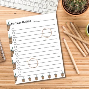 Teacher To-do List, Teacher Checklist, Daily Planner, Daily To-do List ...