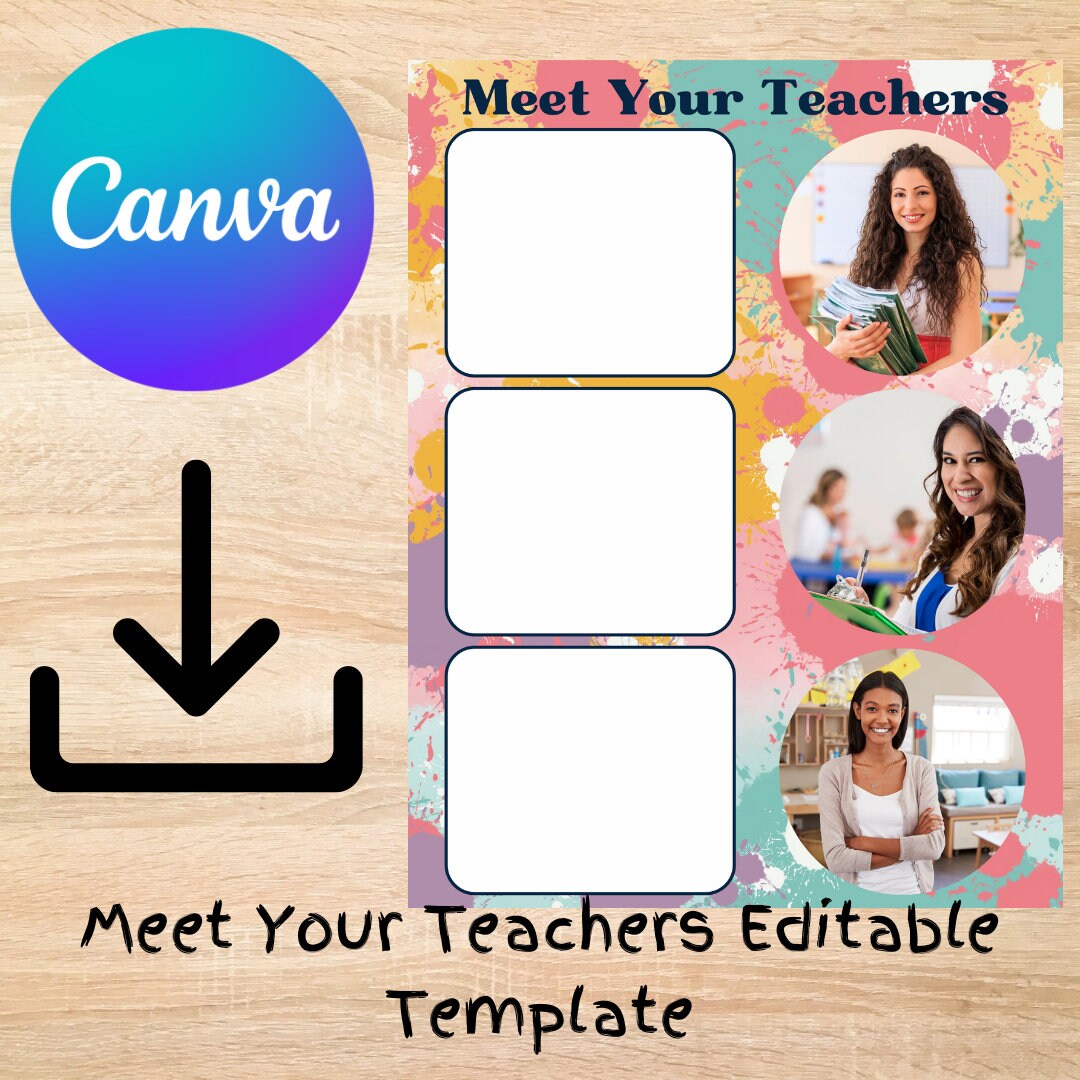 Meet the Teachers, Meet the Teachers Template, Meet the Teachers ...