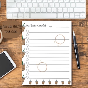 Teacher To-do List, Teacher Checklist, Daily Planner, Daily To-do List ...