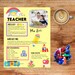 Meet the Teacher Classroom Printable Template, Teacher Introduction ...