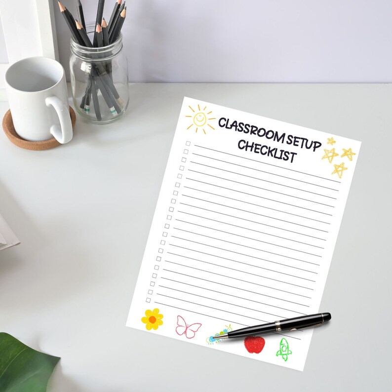 Teacher Printable Teacher to Do List Teacher Checklist - Etsy