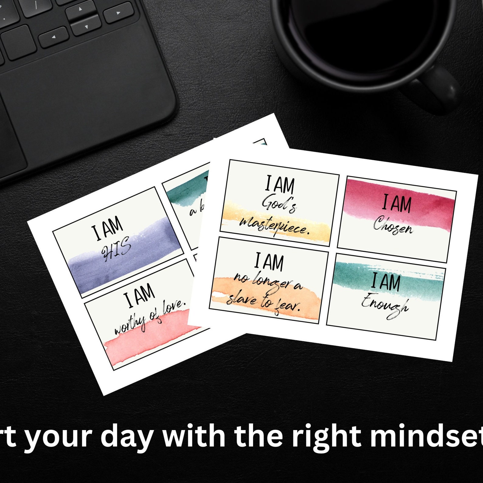 Christian Affirmation Cards, Bible Affirmation Cards Printable ...
