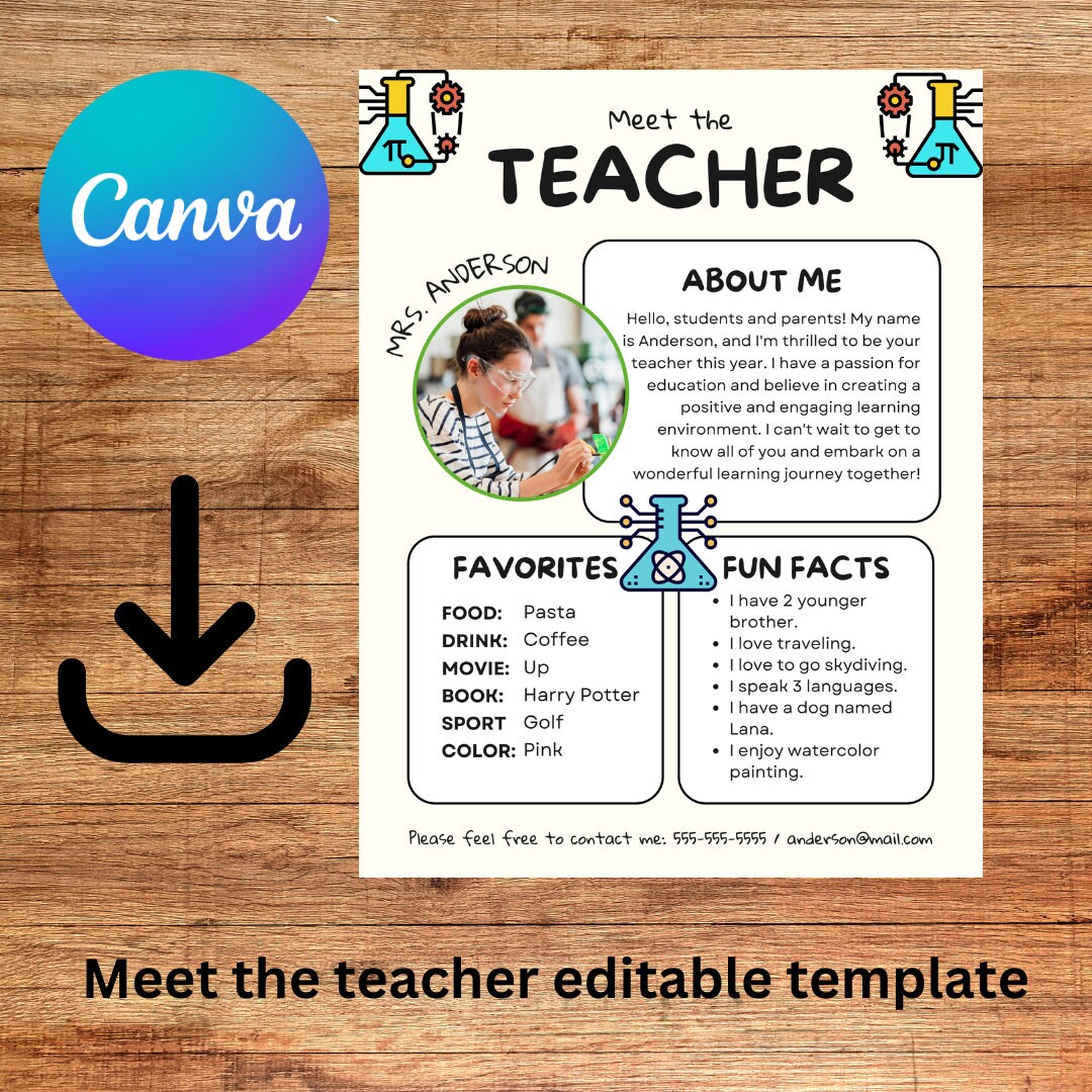 Conozca la plantilla del maestro, Conozca al maestro STEM, Plantilla ...