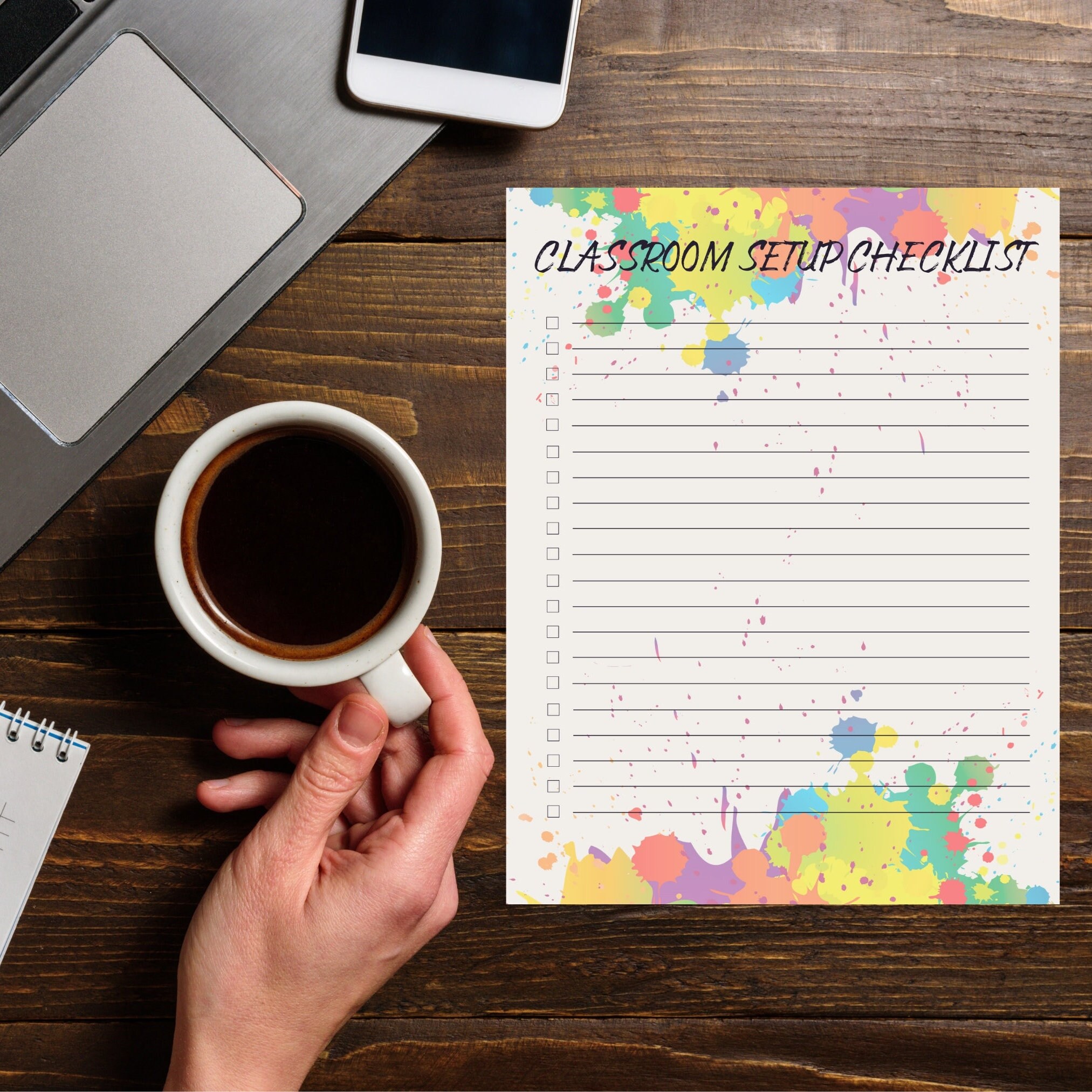 Teacher Happy Planner Big Size Checklist, Classroom Setup Checklist ...