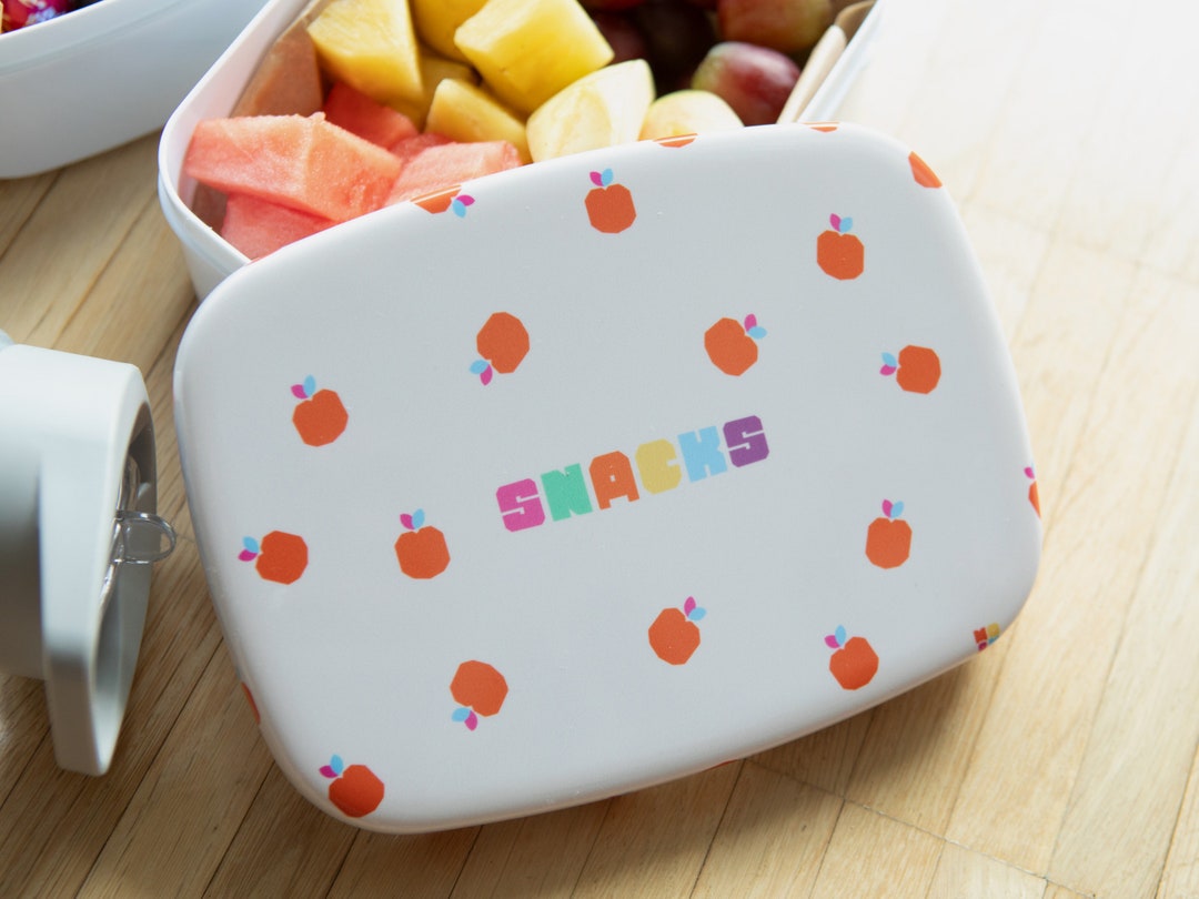 Monogram Lunch Box for Kids Snack Box With Name Gift First Day of ...