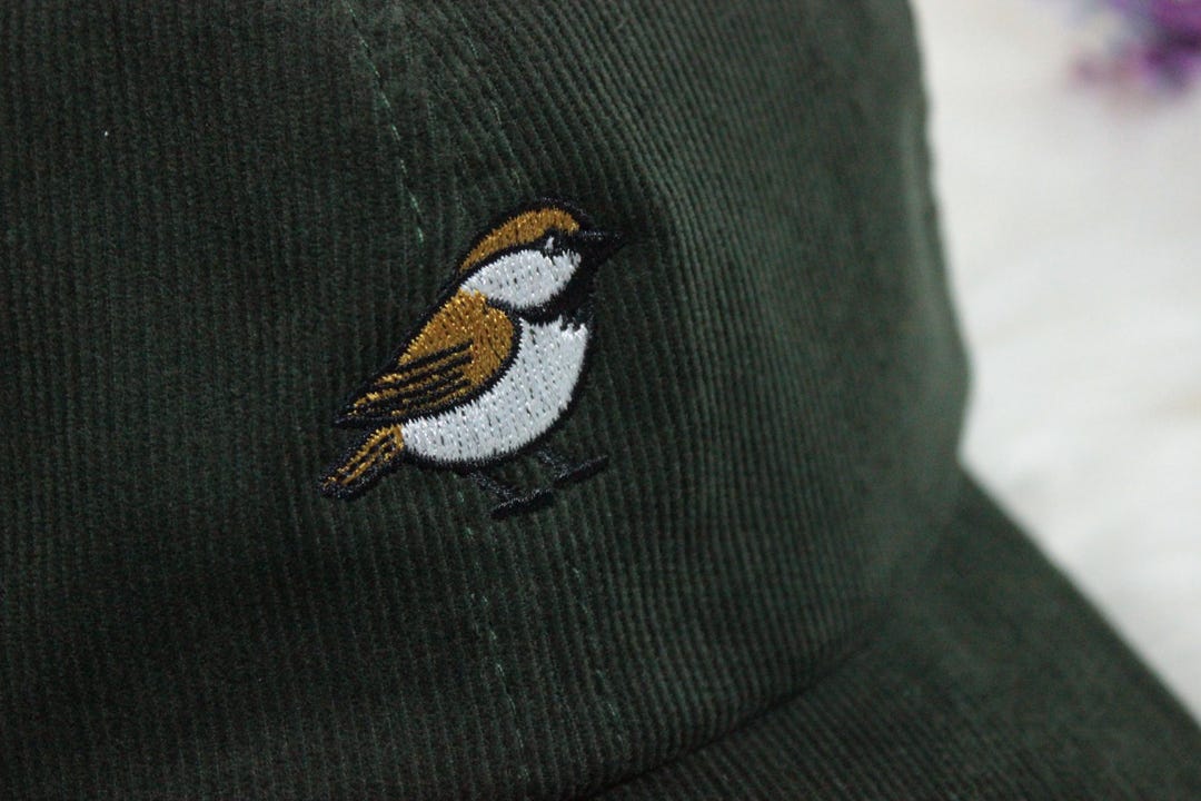 Sparrow Embroidered Corduroy Cap, Cute Unisex | Great Gift Idea for Him for Her - Multiple ...