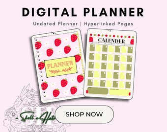 Cute Strawberry Weekly Planner - Etsy