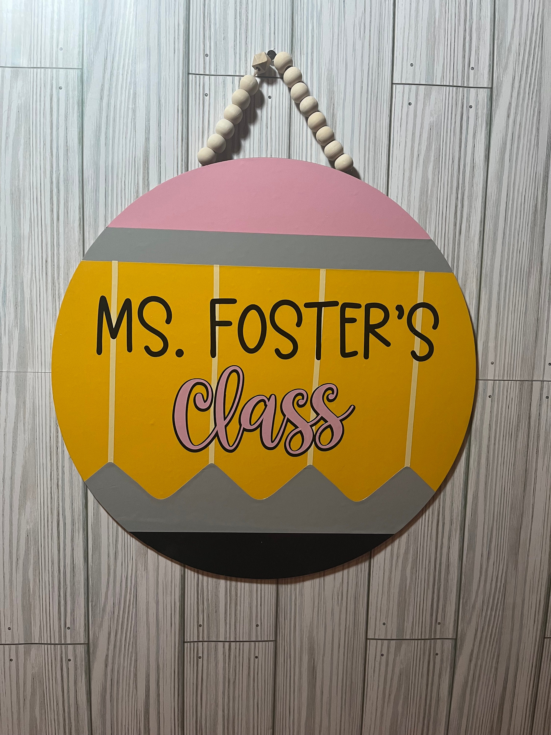Pencil Classroom Door Hanger - Etsy