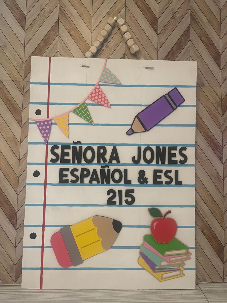 Classroom Door Hanger - Etsy