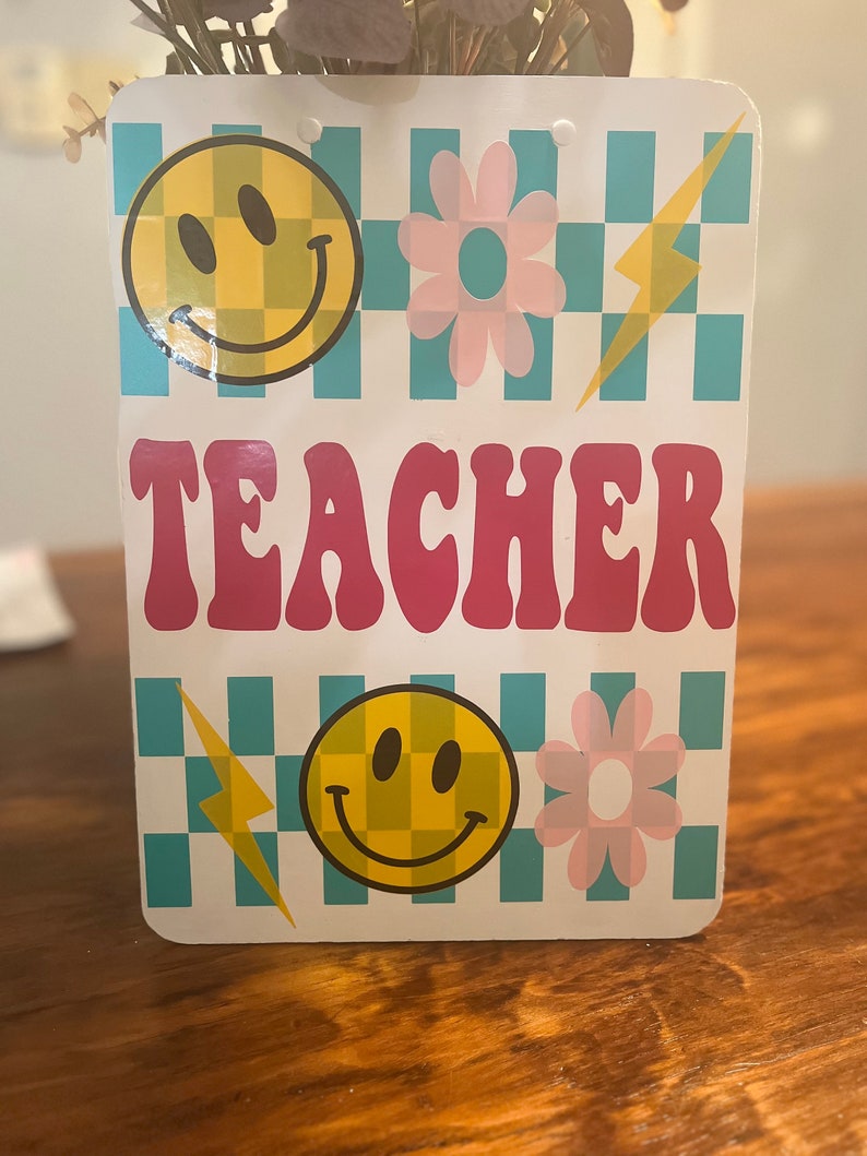 Retro Teacher Clipboard - Etsy