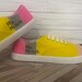 Hand Painted Pencil Canvas Shoes - Etsy
