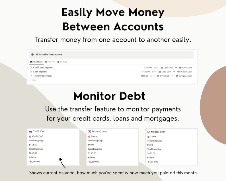 Notion Finance Tracker Budget Tracker Income and Expense Tracker Notion Template Notion Finance ...