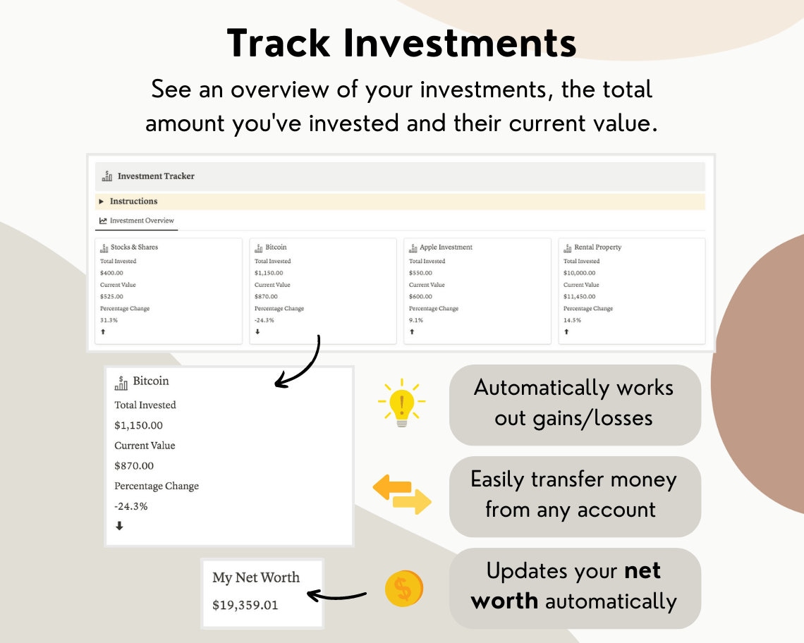 Notion Finance Tracker Budget Tracker Income and Expense Tracker Notion ...