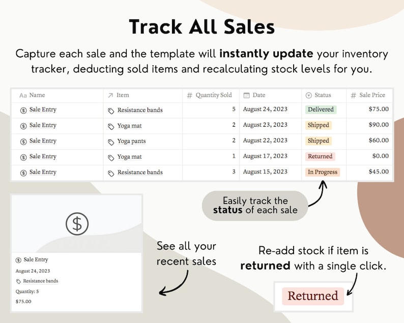 Notion Inventory Management Template, Notion Inventory Tracker ...