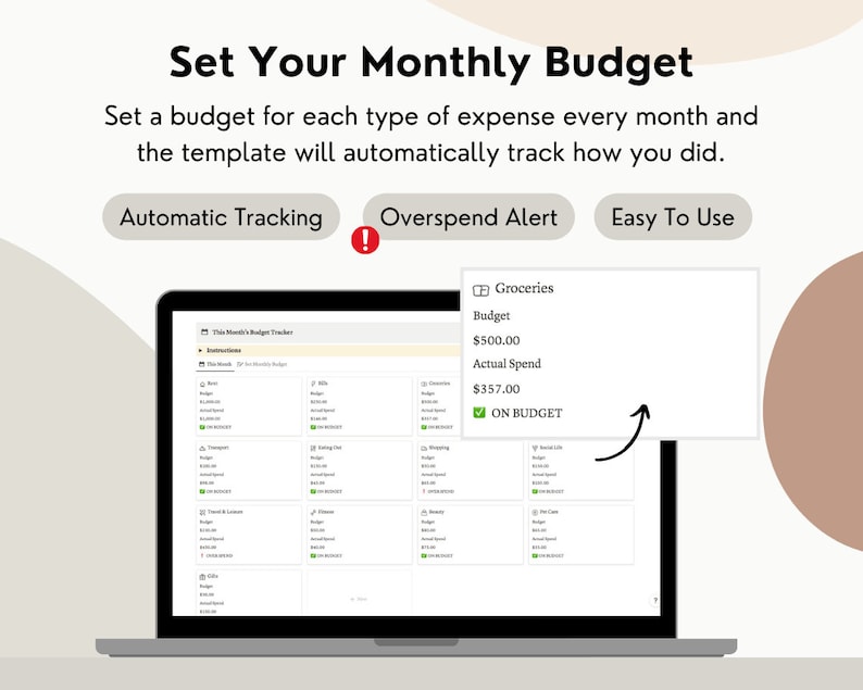 Notion Finance Tracker Budget Tracker | Income and Expense Tracker ...