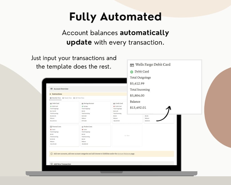 Notion Finance Tracker Budget Tracker | Income and Expense Tracker ...