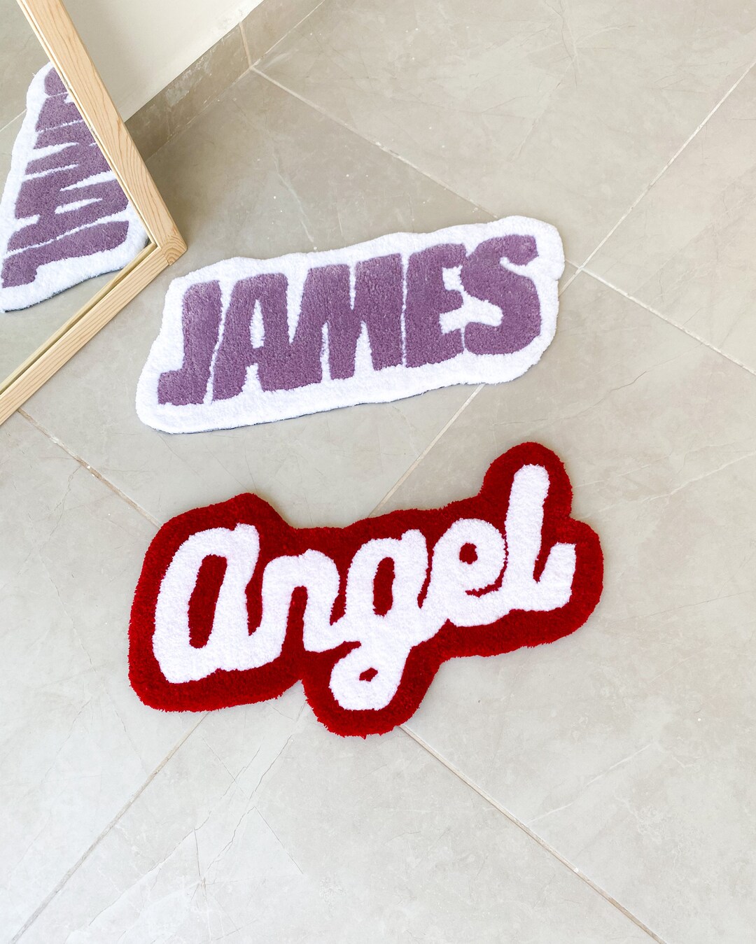 Name Sign Rug, Custom Hand Tufted Rug, Best Birthday Gift Idea ...