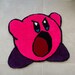 Kirby Tufted Rug, Retro Game Rug, Hand Tufted Cute Rug, Home Decor Cute ...