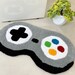 Retro Controller Rug, Hand Tufted Rug, Custom Gamer Rug, Gamepad Rug ...