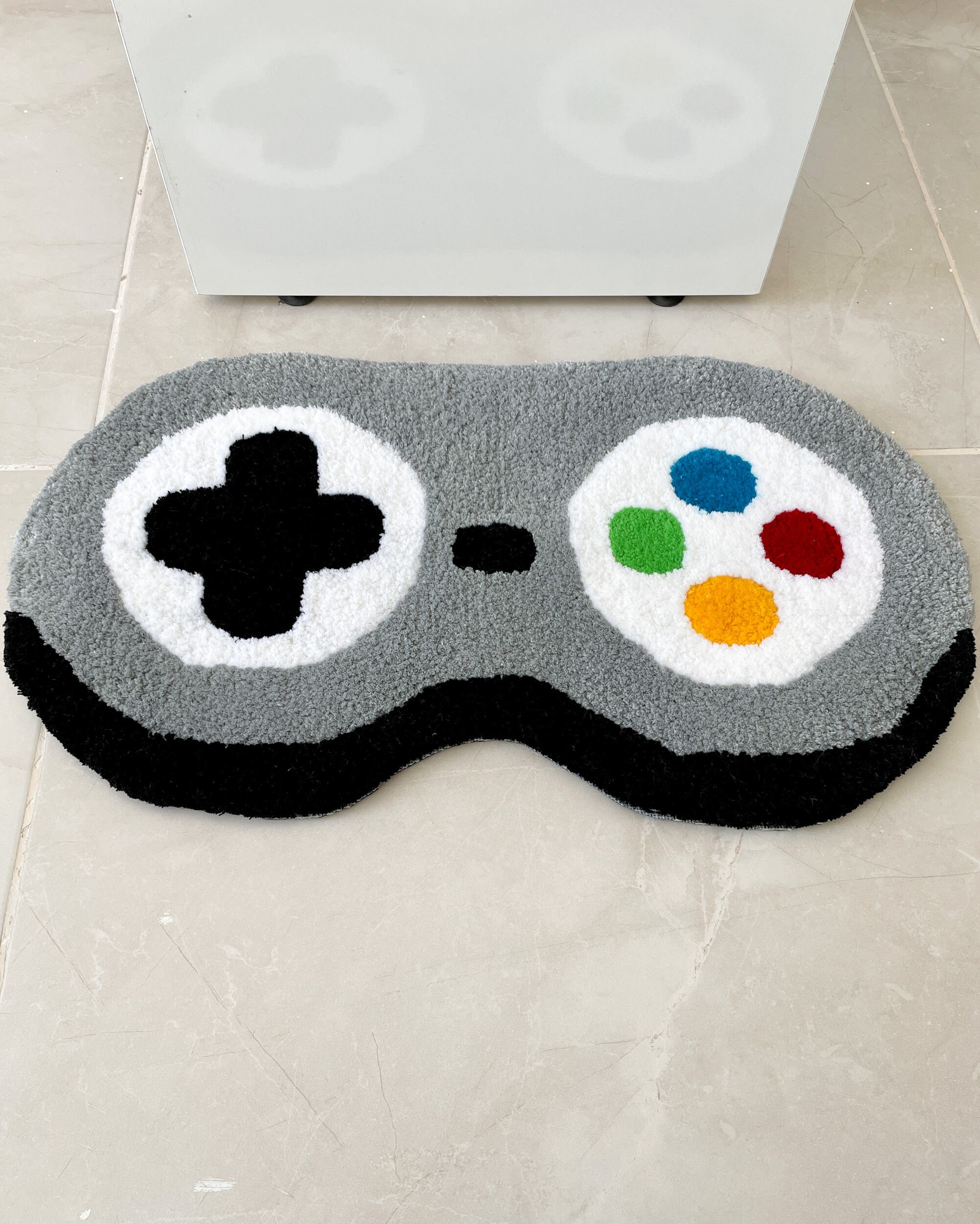 Retro Controller Rug, Hand Tufted Rug, Custom Gamer Rug, Gamepad Rug ...