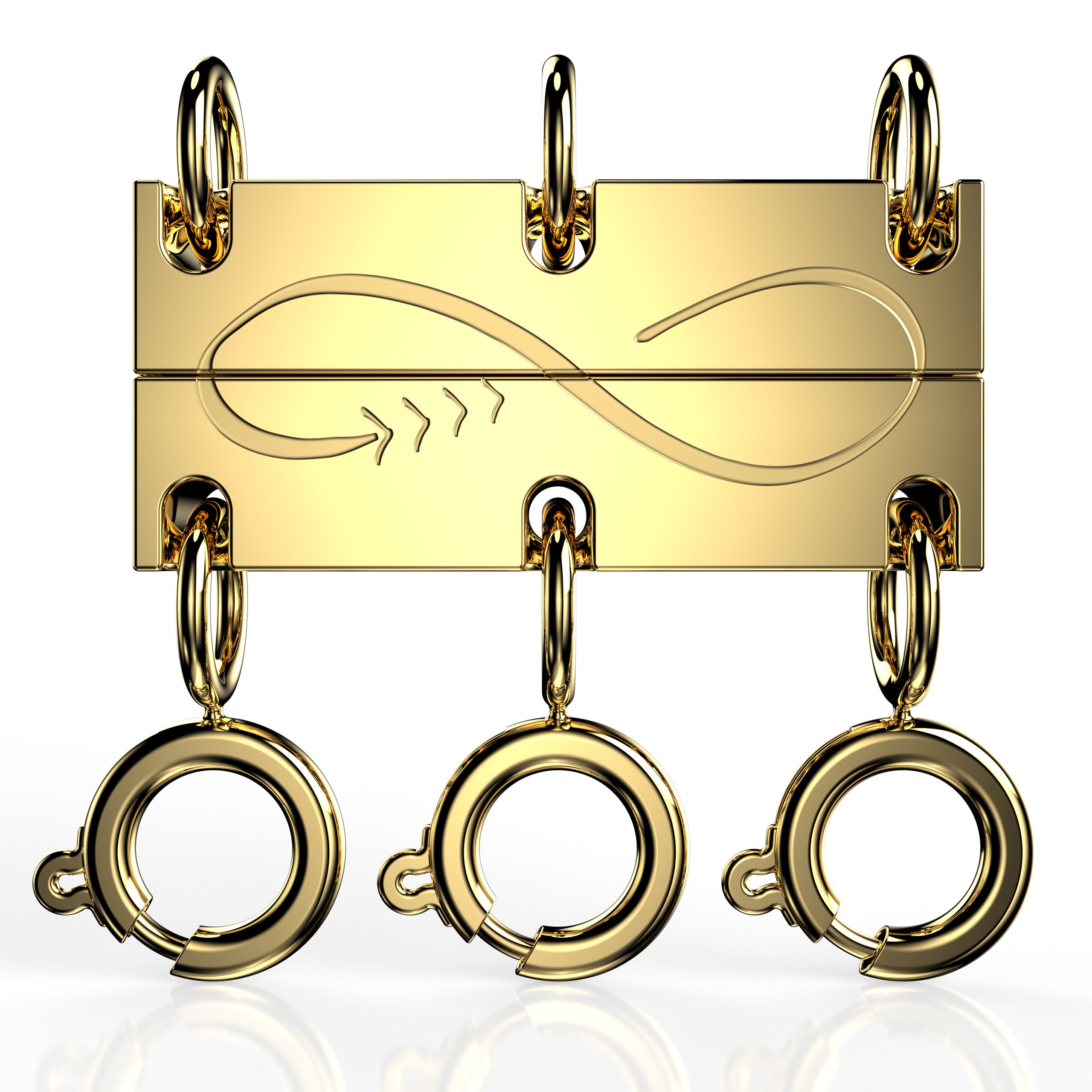 Infinity Symbol Magnetic Necklace Clasp, Necklace Extender, Necklace ...