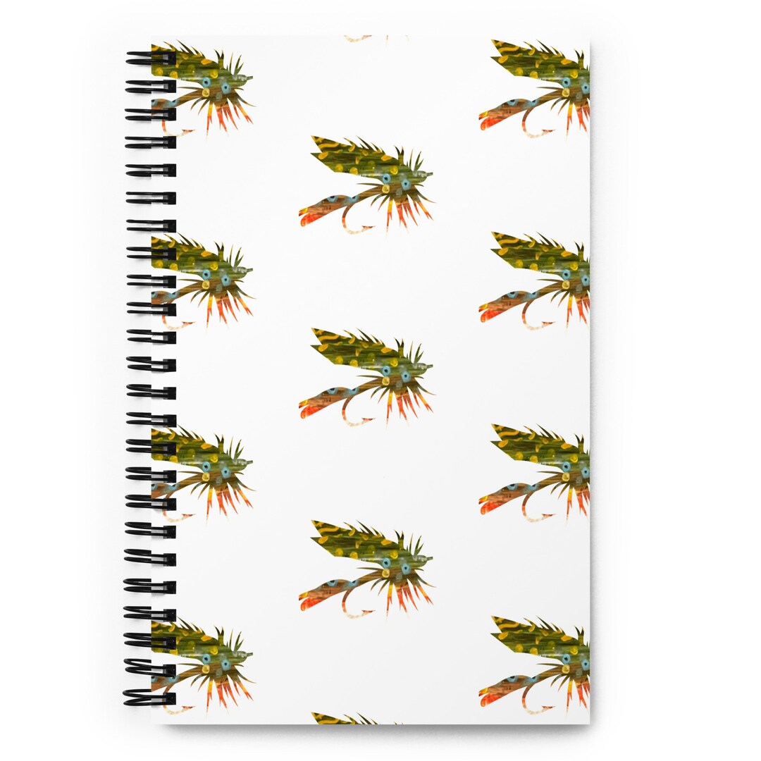 Fly Fishing Brookie Spiral Notebook - Etsy