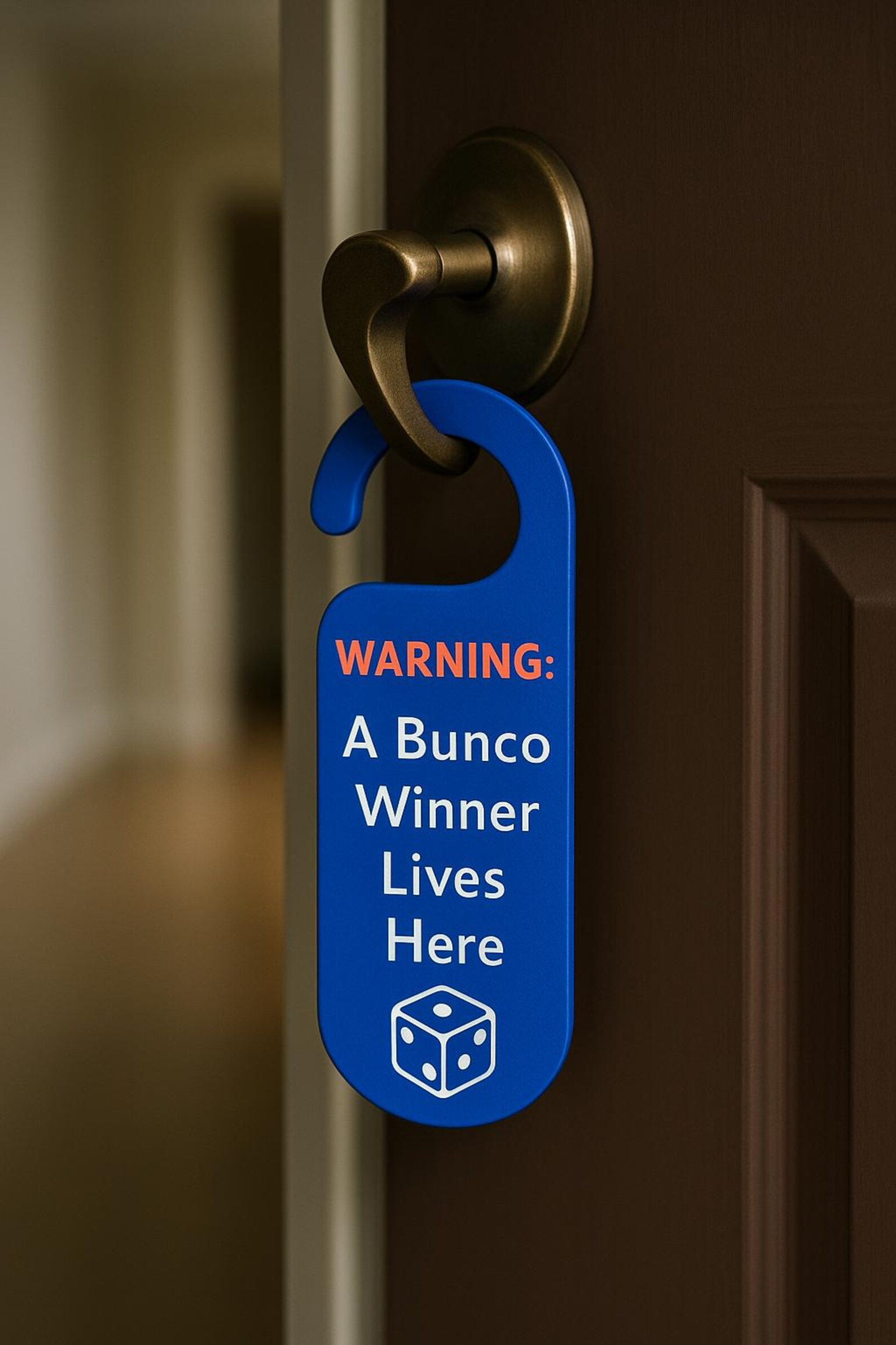 Bunco Prizes - Host Gifts - Bunco Party Door Sign – Prizes for Winner ...