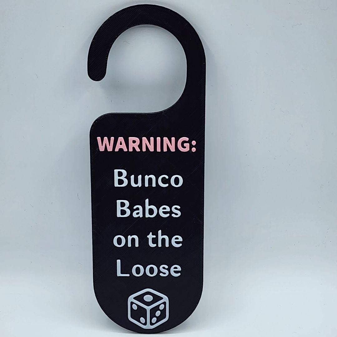 Welcome Bunco Door Sign, Door Hanger for Winner, Loser, Bunco Babe Gift ...