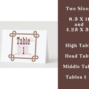 Cowgirl Bunco Score Sheet | Printable | Rodeo Bunco | Country Western ...