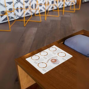 Coffee Tasting Placemat | Record Coffee Drink | Instant Download ...