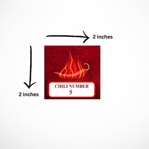 Chili Cook off Pot Numbers | Pot Labels for Cook-off | Backyard Party ...