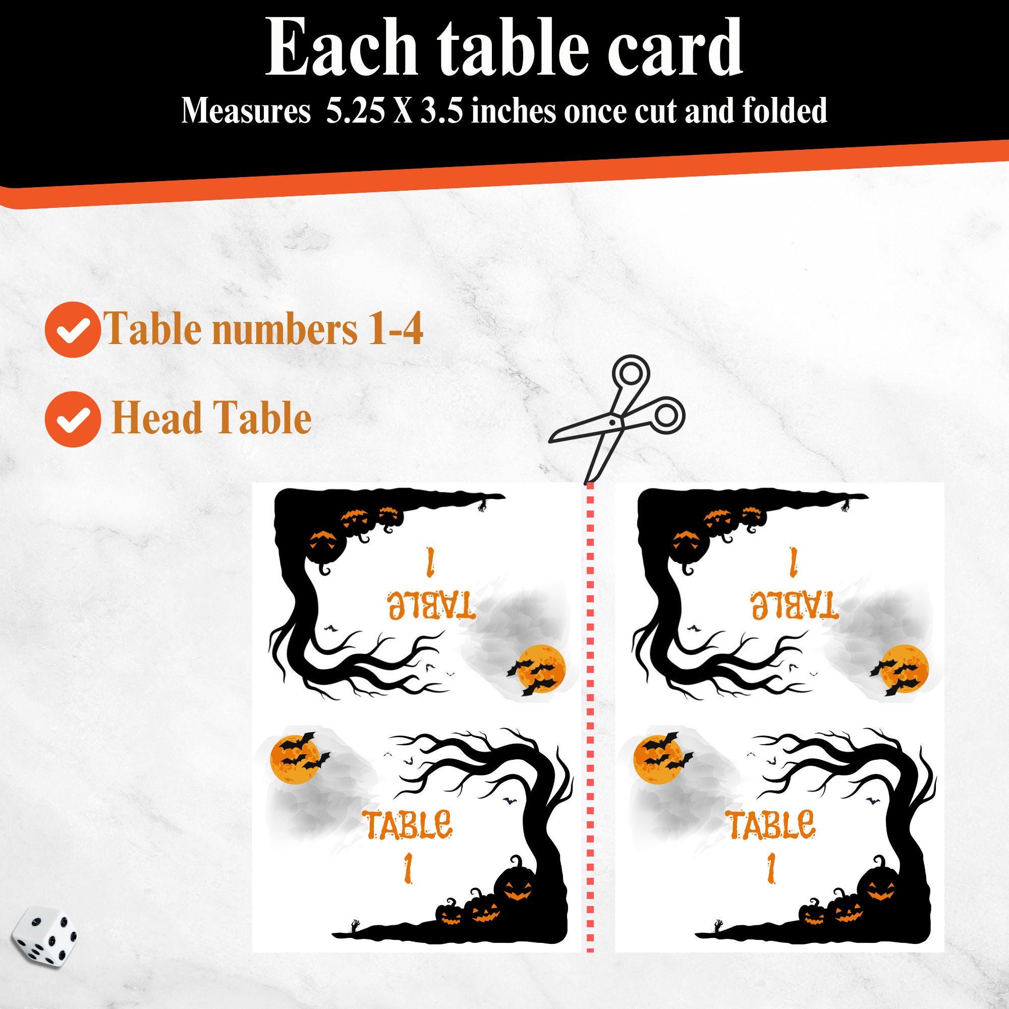 Halloween Bunco Score Cards | Printable | October Bunco | Spooky Bunco ...
