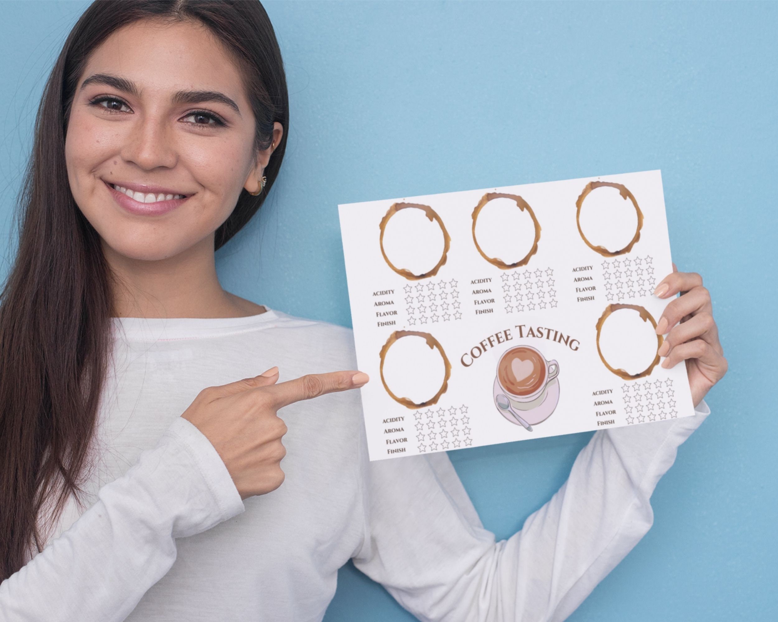 Coffee Tasting | Coffee Tasting Placemat | Coffee Lover | Record Coffee ...