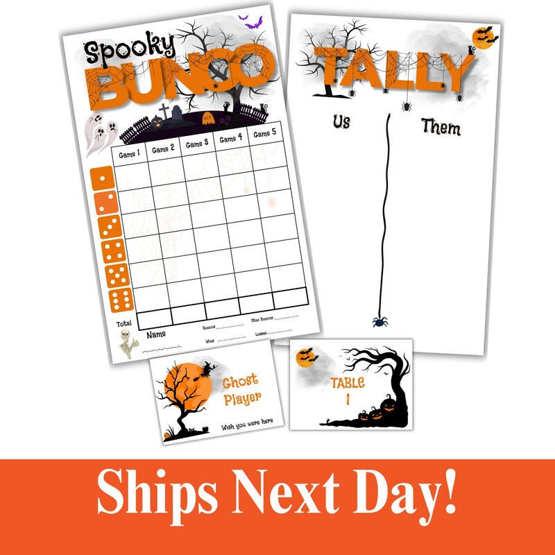Bunco Printables - Etsy