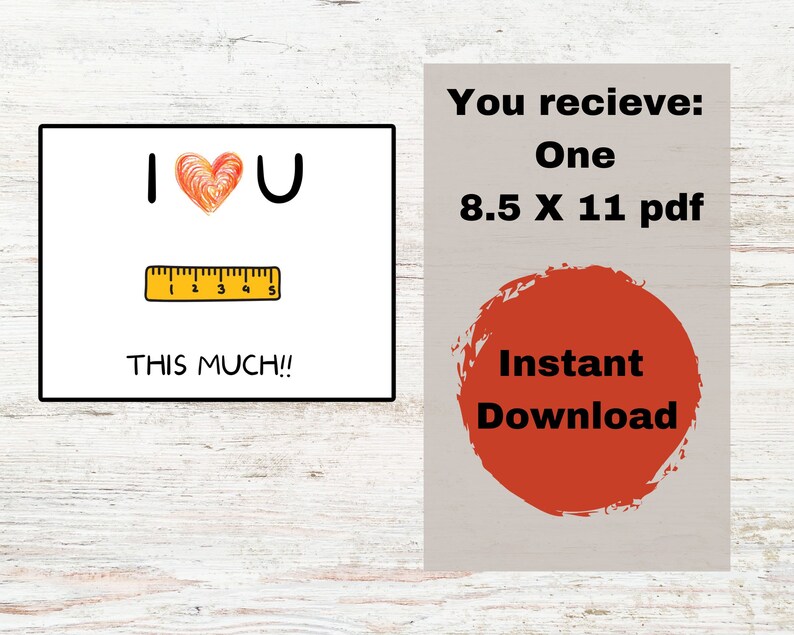 I Love You This Much Handprint Art. Father's Day DIY Kids - Etsy