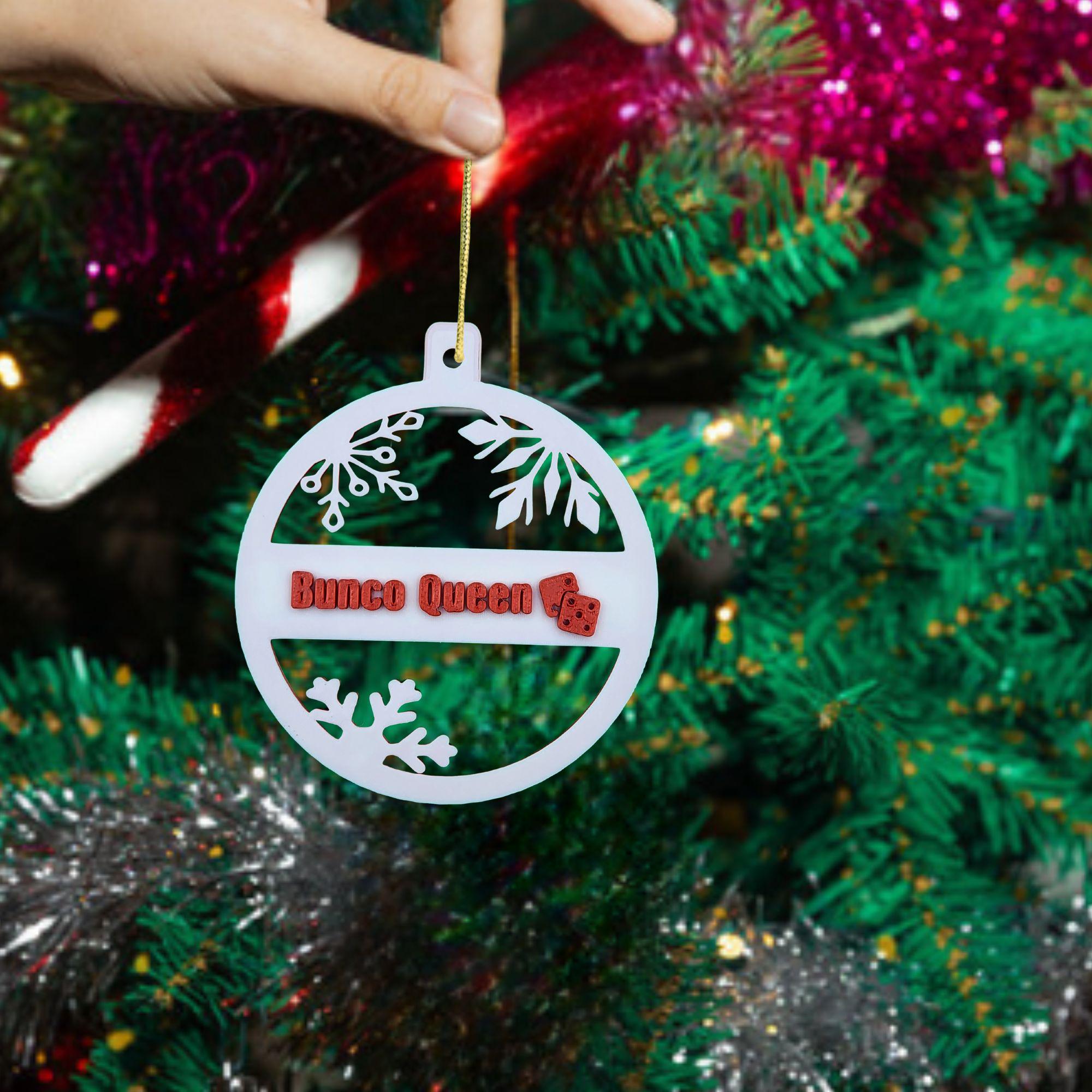 Bunco Christmas Ornament | Holiday Bunco Gift | Winners Prize for Bunco ...