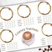Coffee Tasting | Coffee Tasting Placemat | Coffee Lover | Record Coffee ...