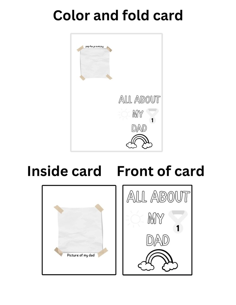 All About Dad Questionnaire, Printable, Father's Day Gift From Kids ...