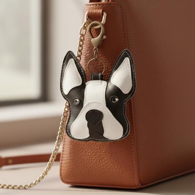 Purse Charm Boston Terrier - Etsy