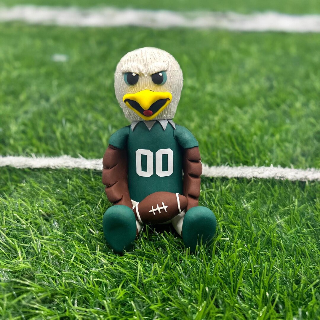 Eagle Football Champions Philadelphia Philly Polymer Clay Figurine ...