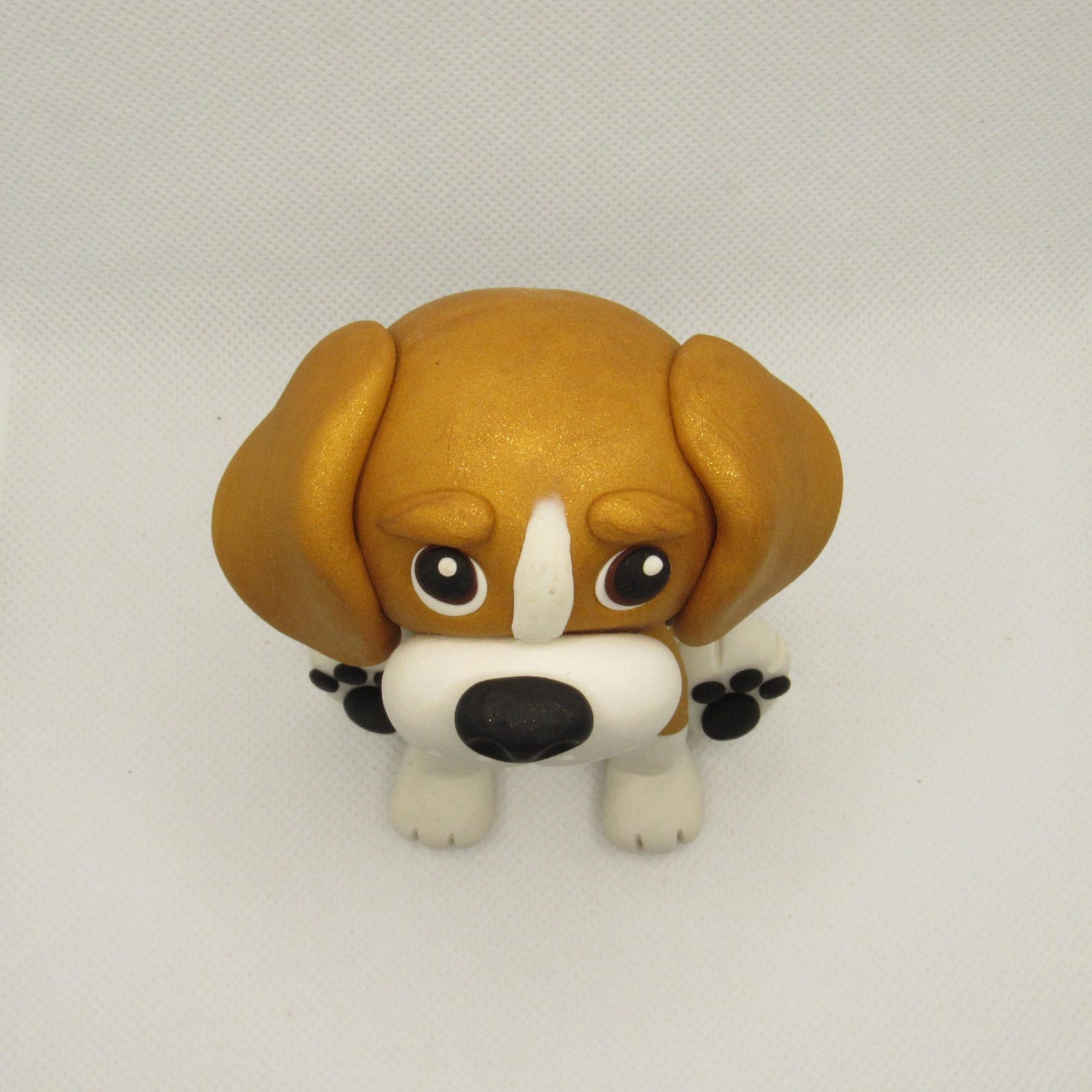 Beagle Dog Animal Polymer Clay Figurine Custom Gift for Men Women Mom ...