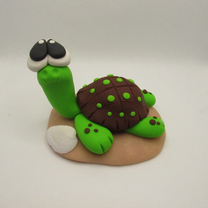 Polymer Clay Turtle - Etsy