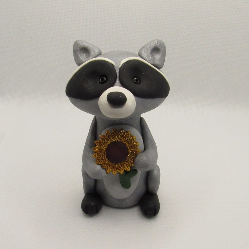 Polymer Clay Raccoon - Etsy