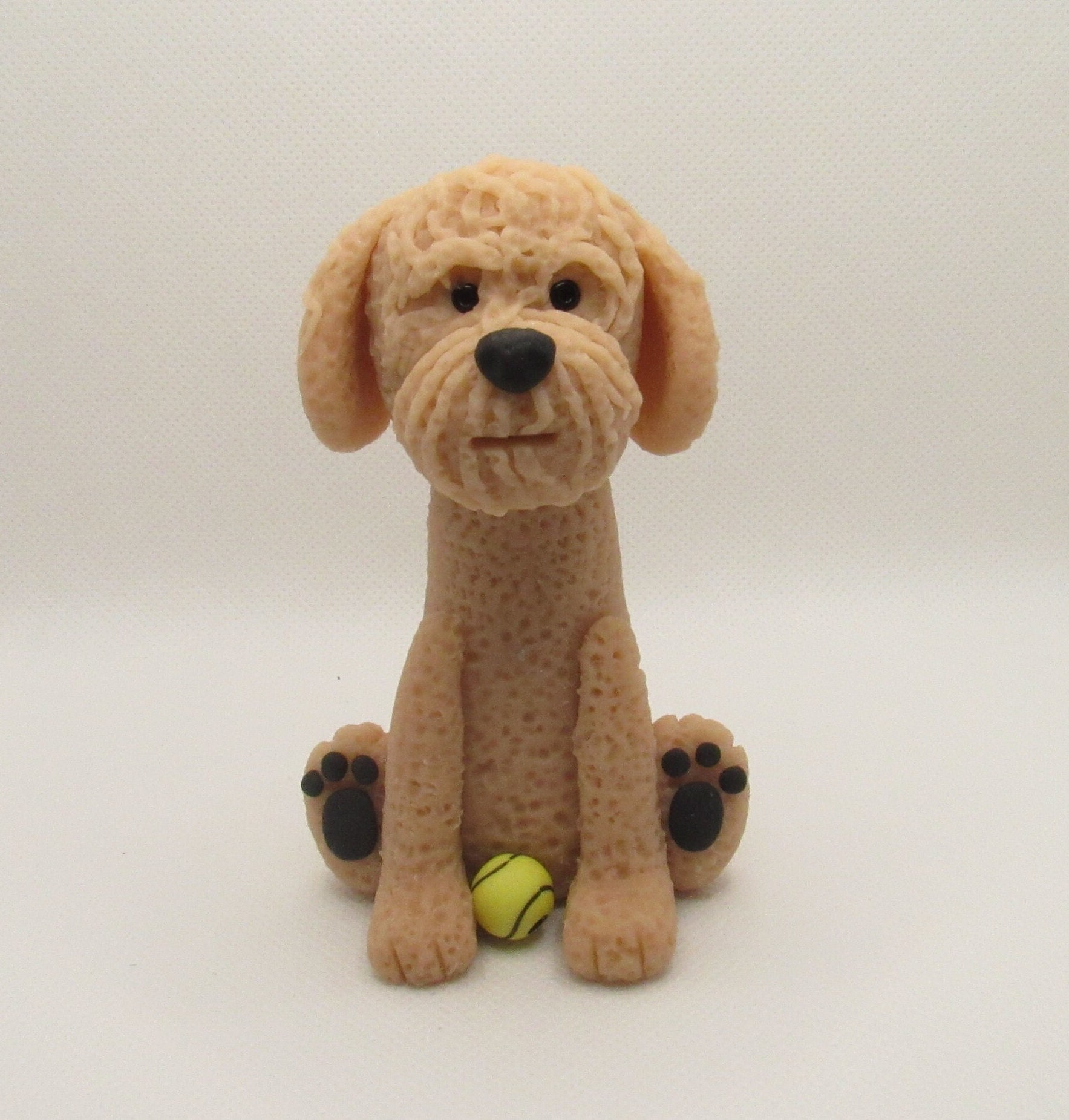 Goldendoodle Doodle Dog Polymer Clay Figurine Custom Dog Gift for Men ...
