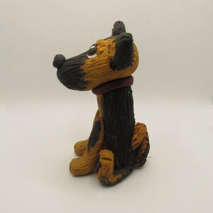 German Shepherd Dog Sitting Polymer Clay Figurine Custom Dog Gift for ...