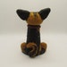 German Shepherd Dog Sitting Polymer Clay Figurine Custom Dog Gift for ...
