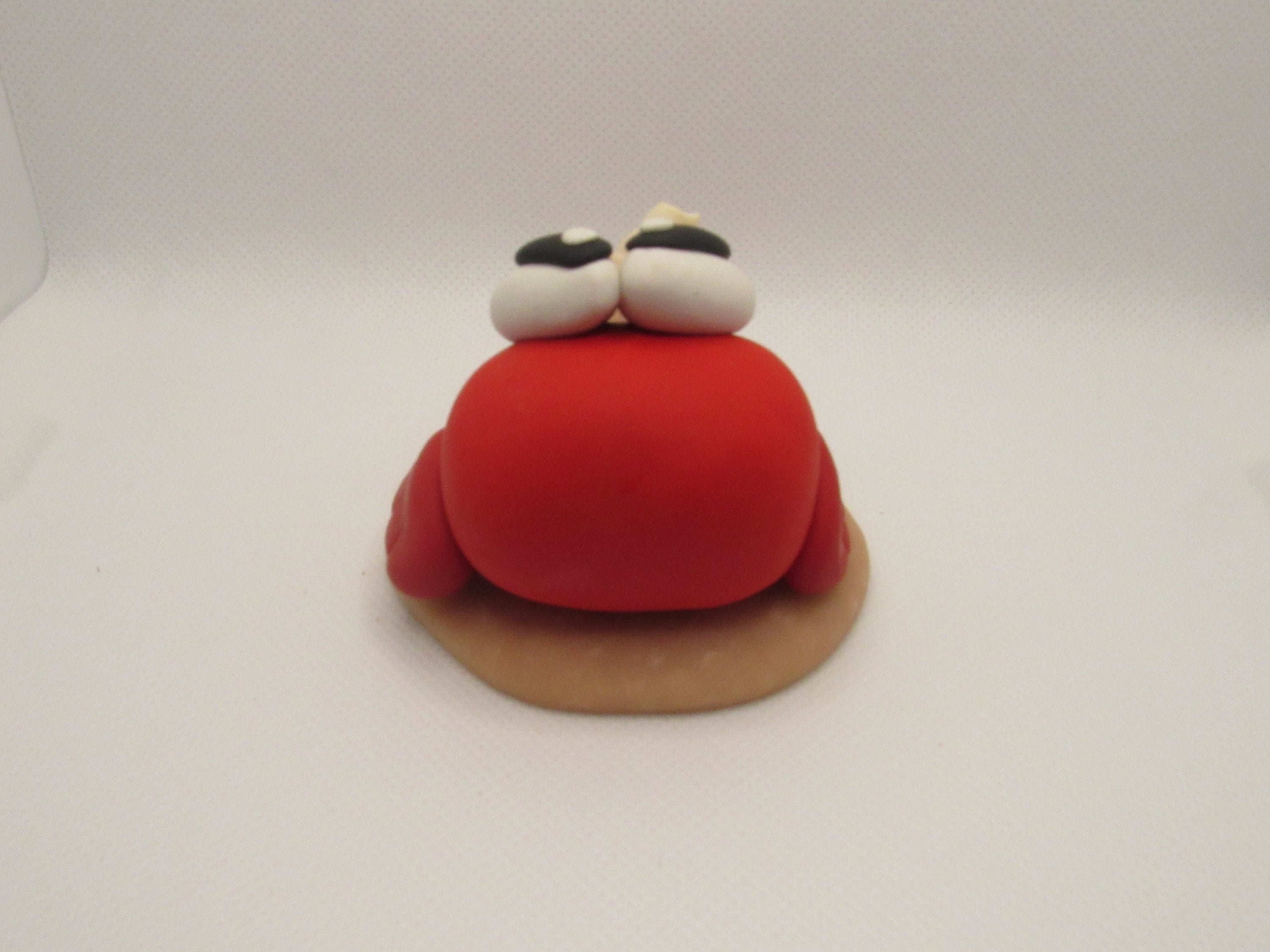 Hermit Crab With Sea Shell Beach Polymer Clay Figurine Custom Beach ...