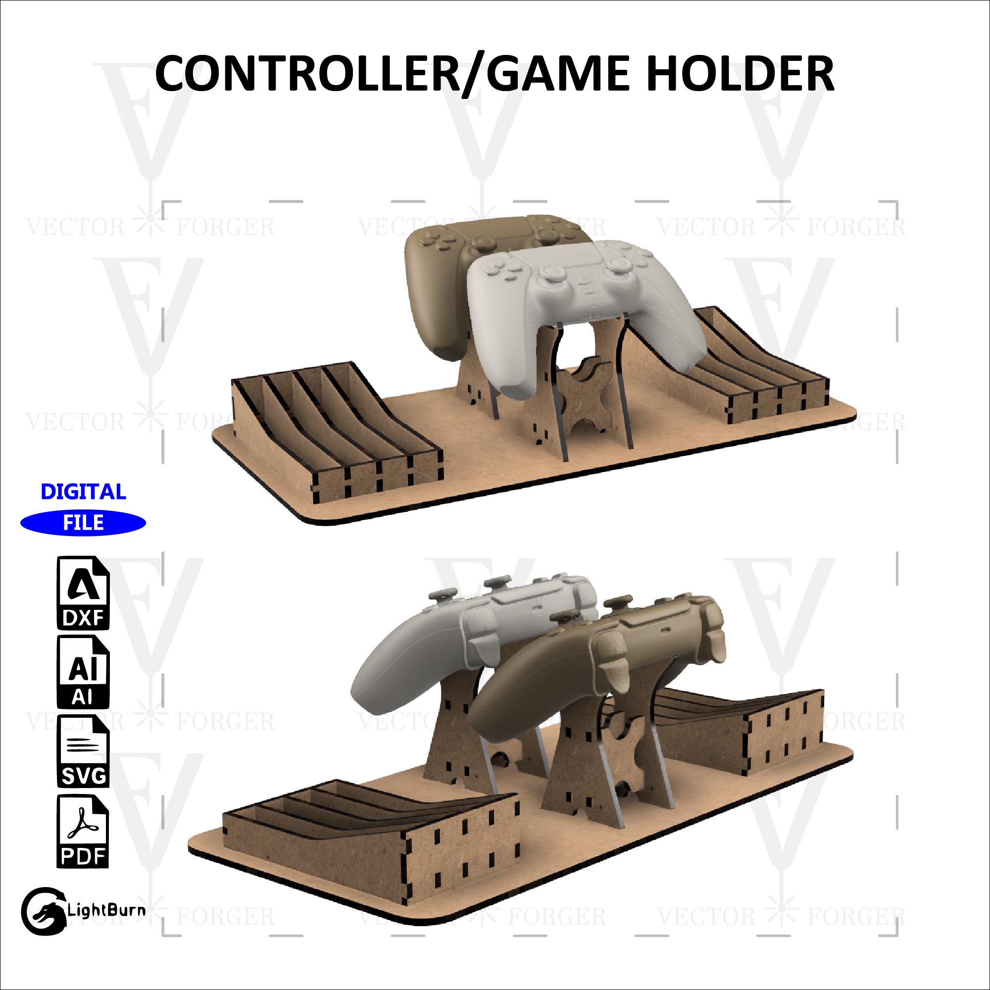 LASER CONTROLLER HOLDER | Laser Cut File | Svg, Dxf | 3mm, 1/8 Inches ...